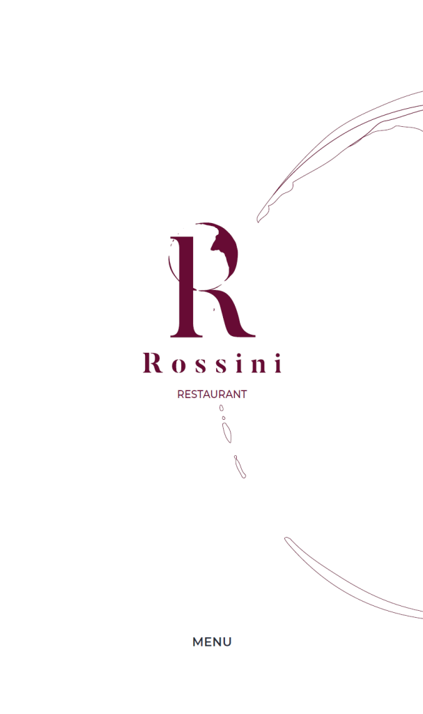 Rossini Menu – Rossini Restaurant
